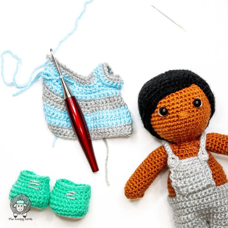 Easy Free Crochet Doll Shoes Pattern With Video Tutorial