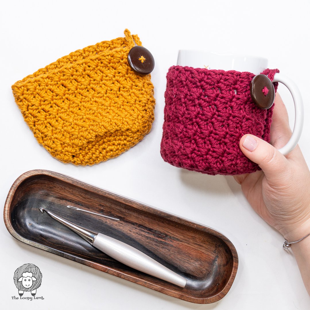 Easy Crochet Mug Cozy Free Pattern With Video Tutorial