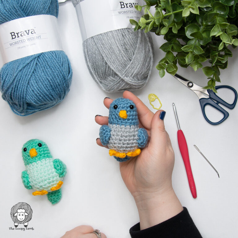 Free Amigurumi Crochet Pigeon Pattern - Percy the Pigeon