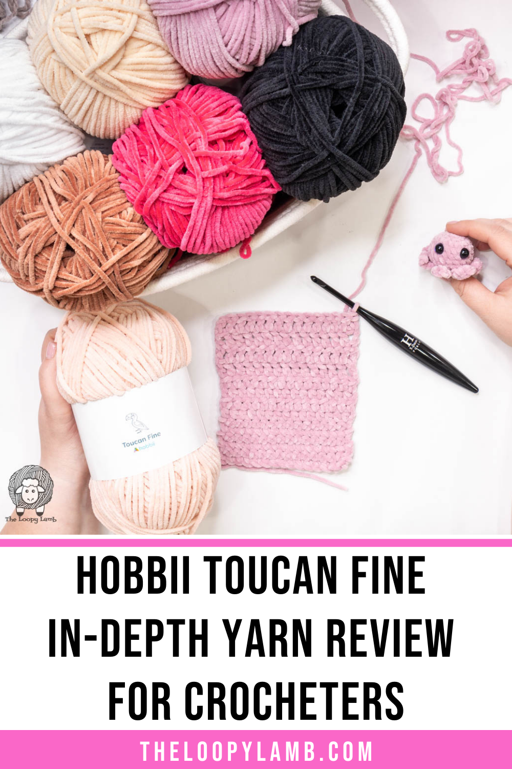 Hobbii Toucan Fine In-Depth Yarn Review for Crocheters