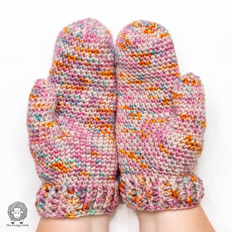 Easy Free Cozy Crochet Mittens Pattern for Beginners