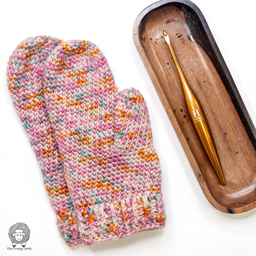 Easy Free Cozy Crochet Mittens Pattern for Beginners